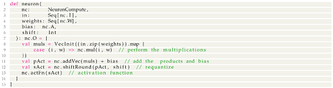 Generating Direct Logic Circuit Implementations of Deeply Quantized Neural Networks Using Chisel4ml