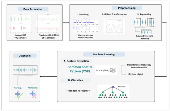 Abnormal Heart Sound Detection Using Common Spatial Patterns and Random Forests