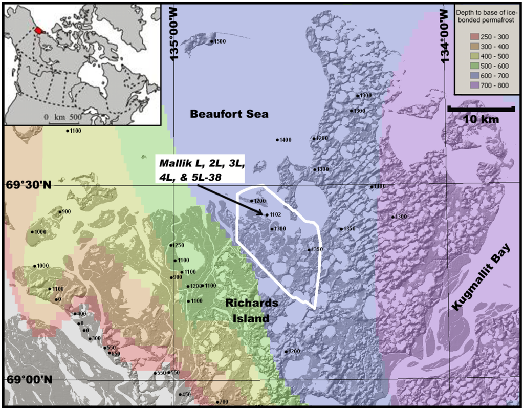 Models of Talik, Permafrost and Gas Hydrate Histories—Beaufort ...