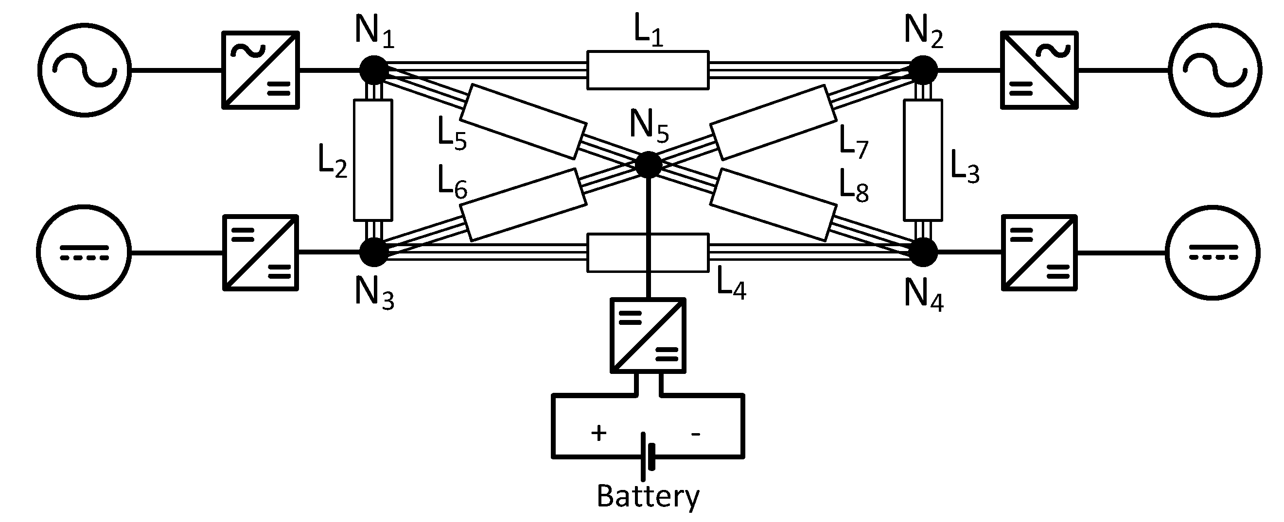 Stability of DC Distribution Systems: An Algebraic Derivation