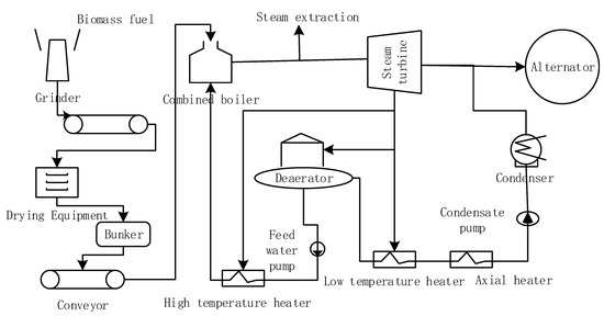Biomass Power Plant Flow Diagram