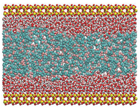 Molecular Simulation Study and Analytical Model for Oil–Water Two-Phase ...