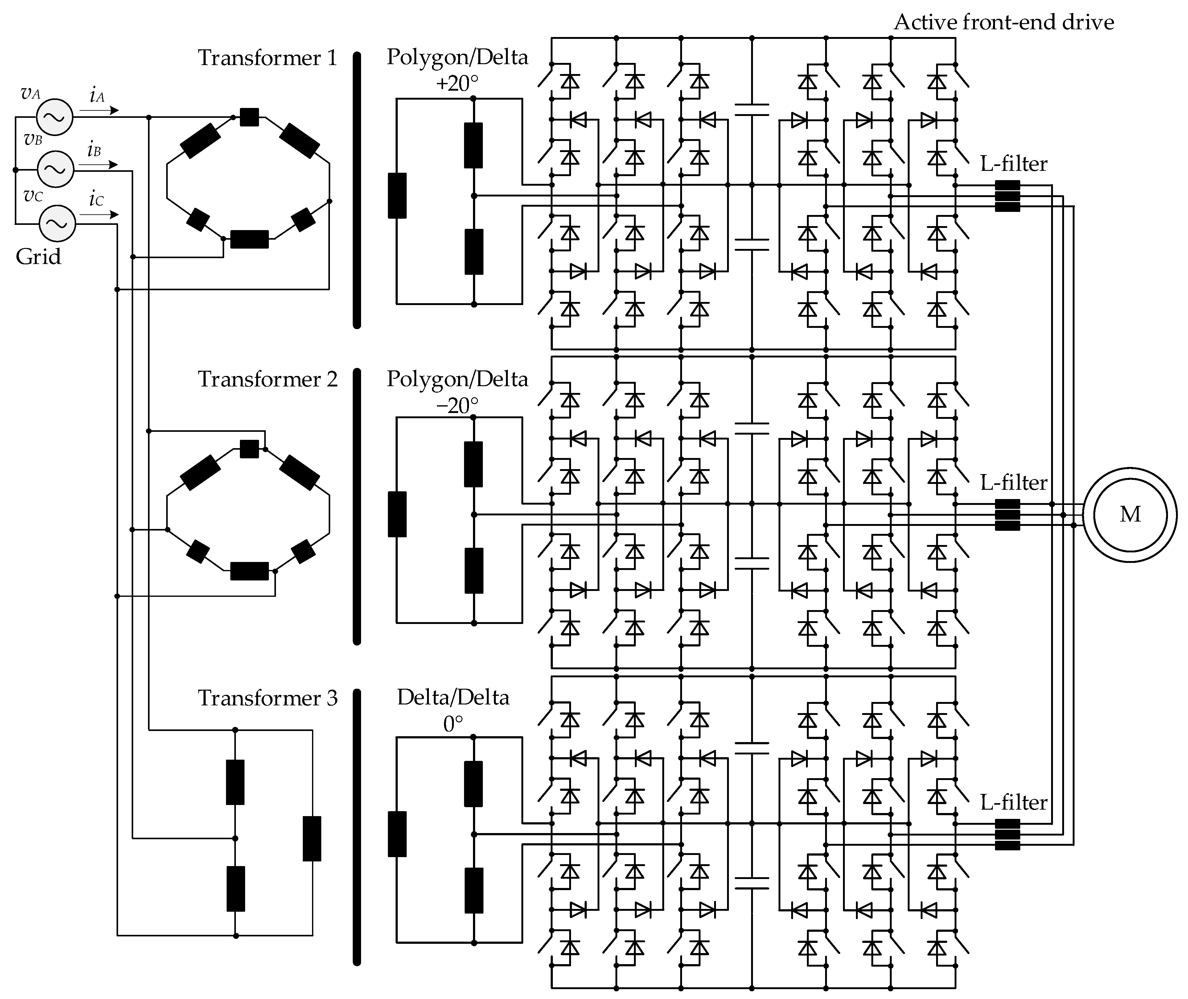 Grid Connection Circuits for Powerful Regenerative Electric Drives of ...
