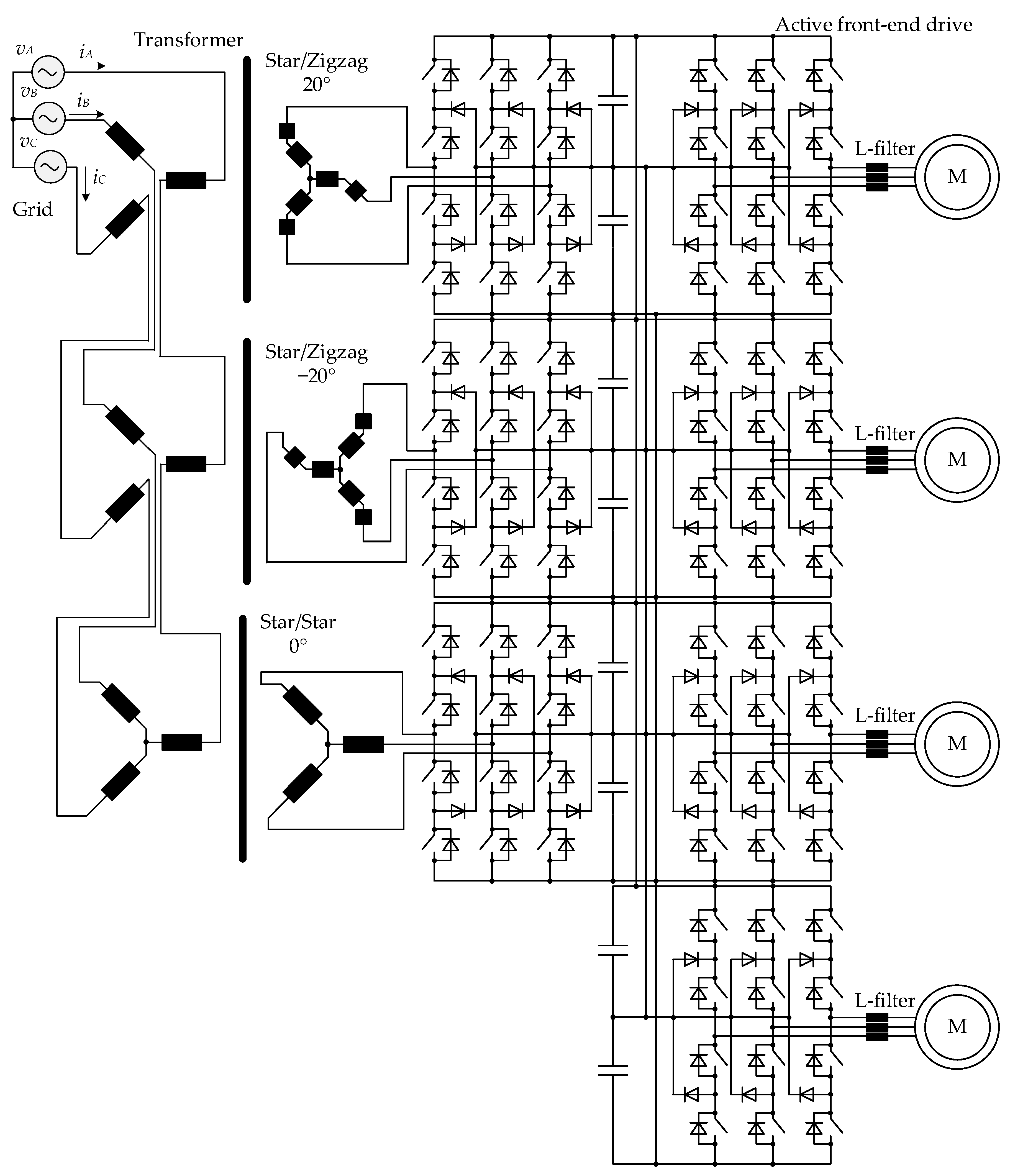 Grid Connection Circuits for Powerful Regenerative Electric Drives of ...