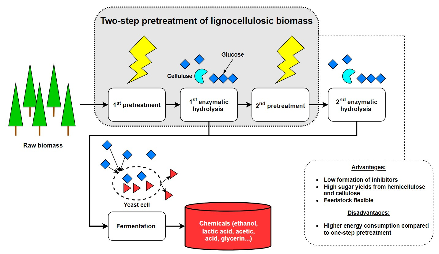 Energies | Free Full-Text | Two-Step Pretreatment of Lignocellulosic Biomass for High-Sugar ...