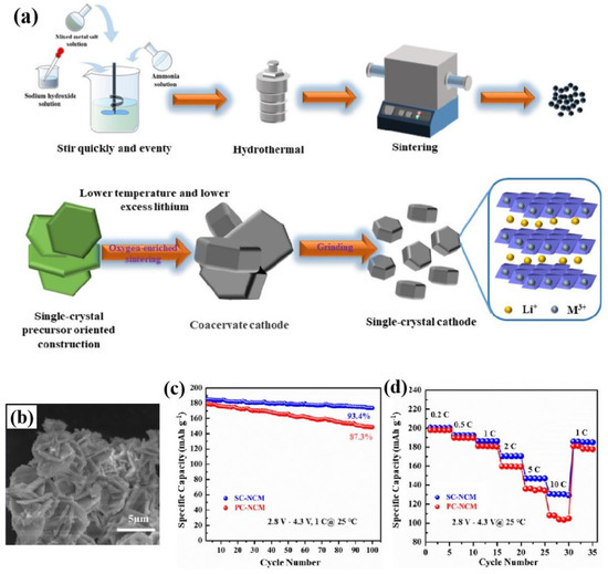Progress of Single-Crystal Nickel-Cobalt-Manganese Cathode Research