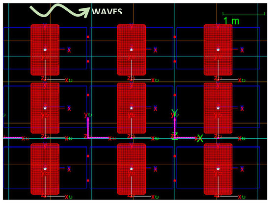 OrcaFlex Modelling of a Multi-Body Floating Solar Island Subjected to Waves