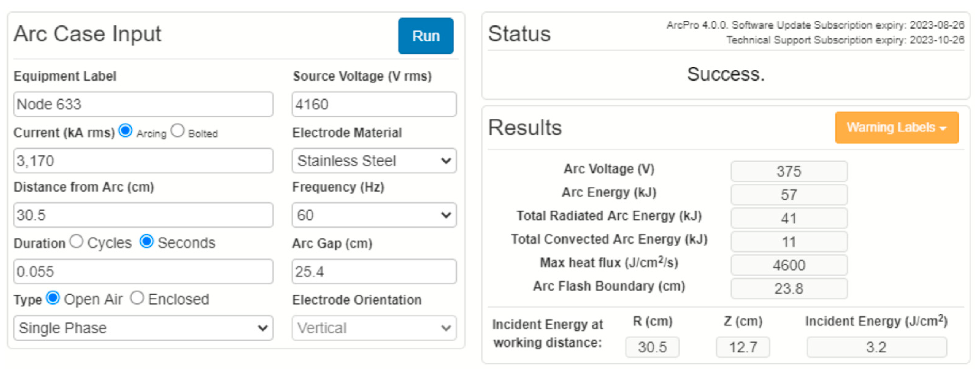 Estimation of Electric Arc Incident Energy in Electric Power ...