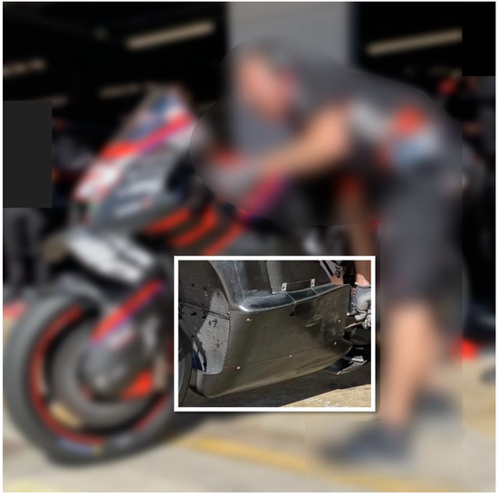 Aerodynamic Study of MotoGP Motorcycle Flow Redirectors