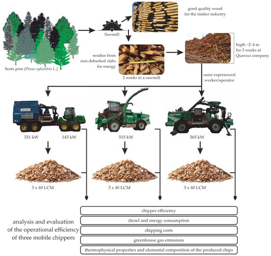 Wood Chip Production Efficiency Depending on Chipper Type