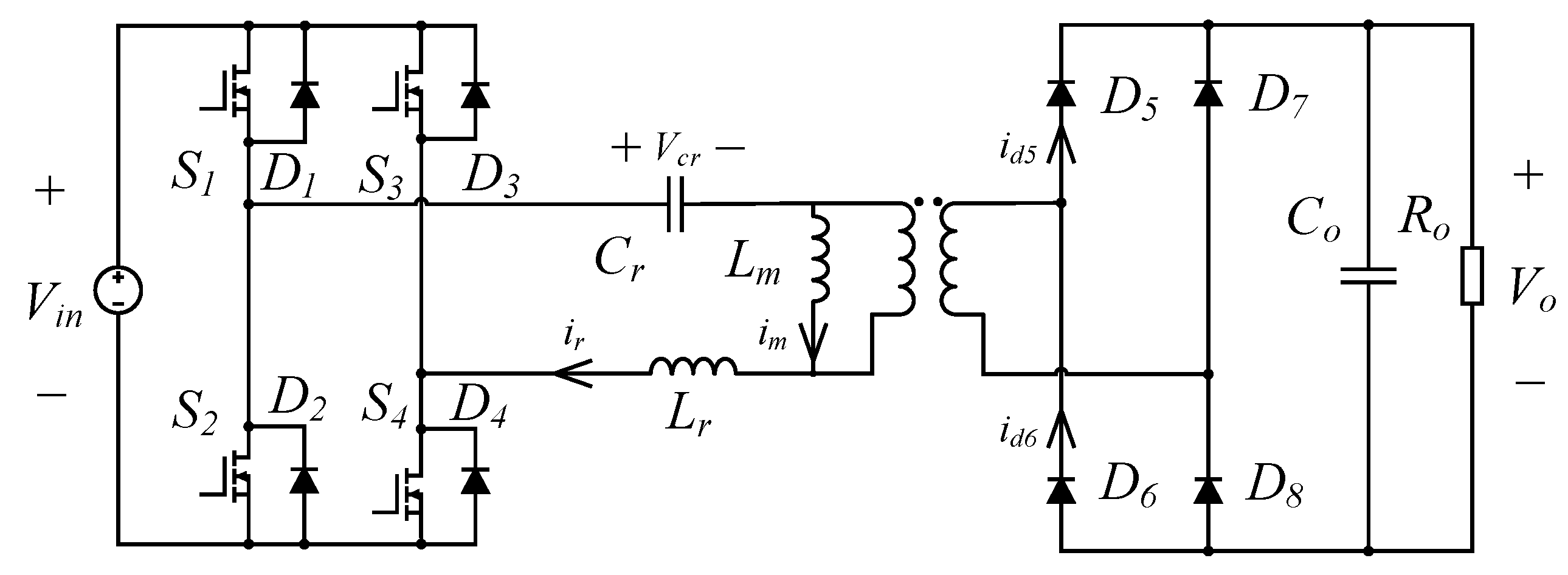 An Open-Circuit Fault Diagnosis Method for LLC Converters