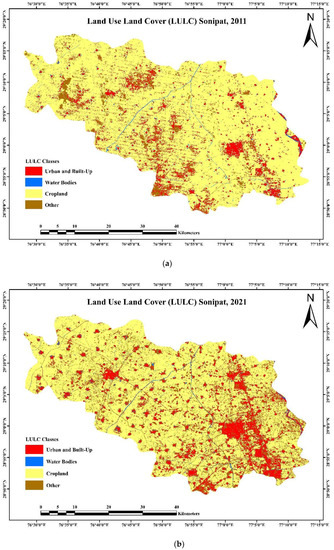 Land Use and Land Coverage Analysis with Google Earth Engine and Change ...