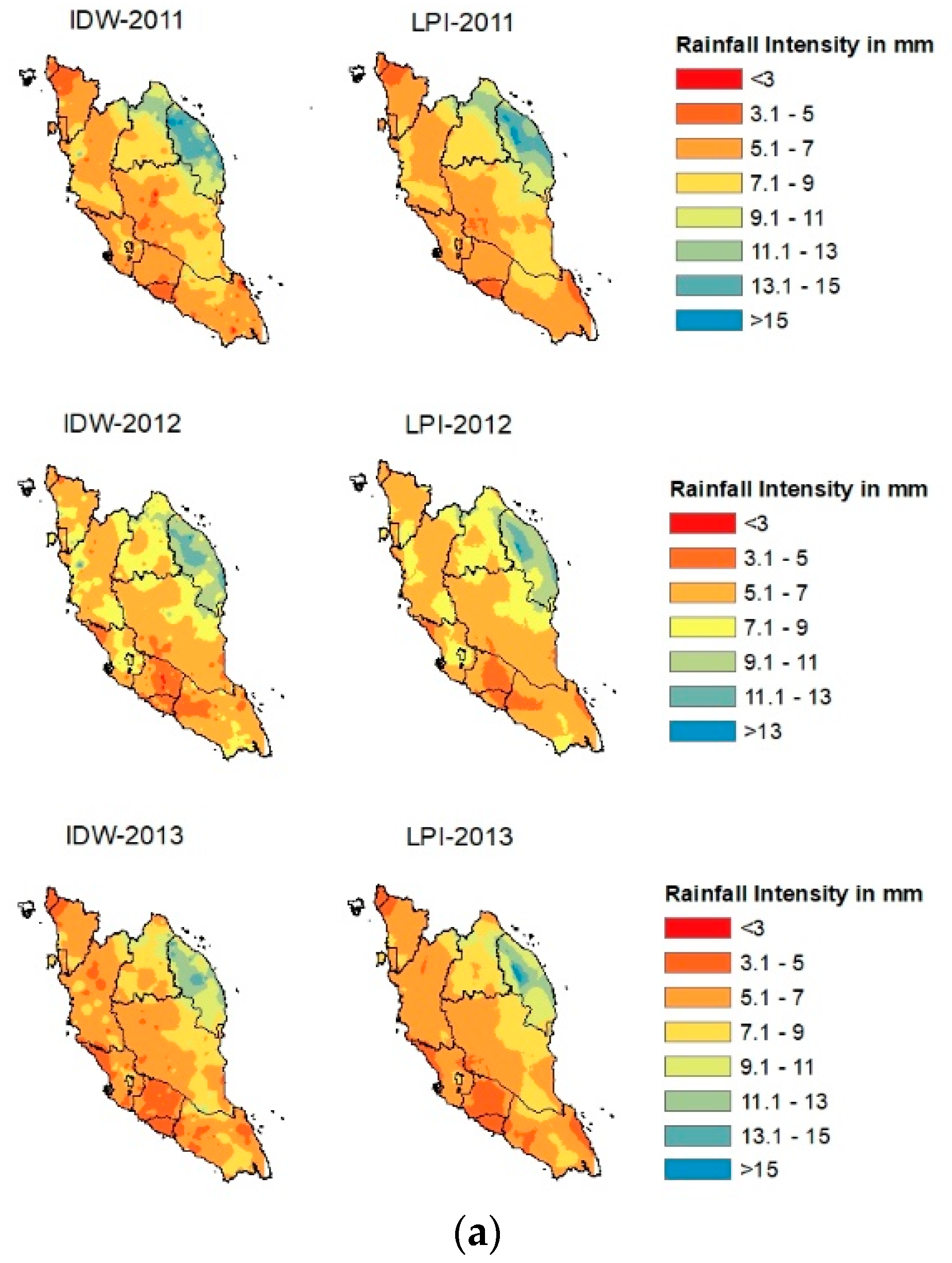 Assessment of Inverse Distance Weighting and Local Polynomial ...
