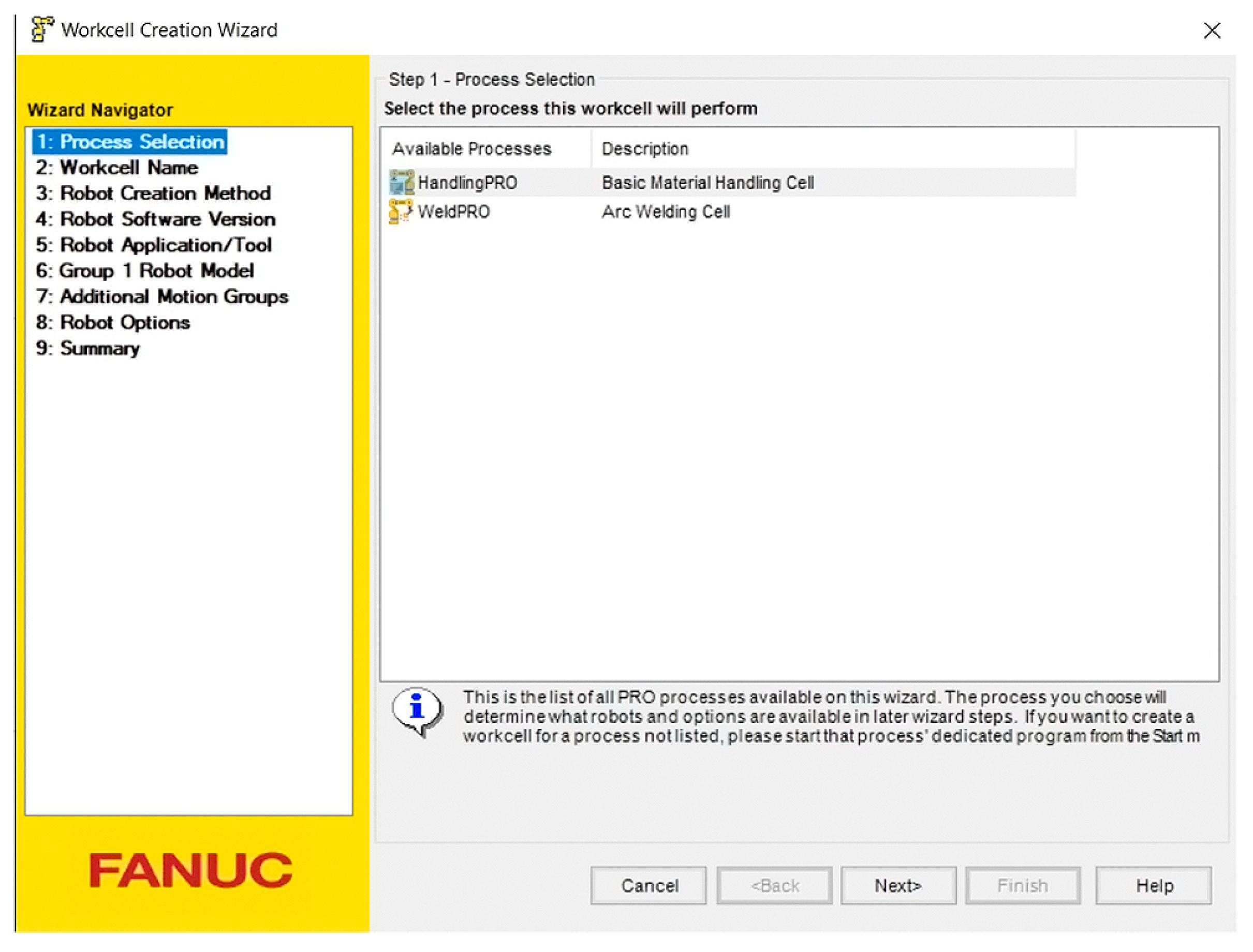 Programming Industrial Robots in the Fanuc ROBOGUIDE Environment