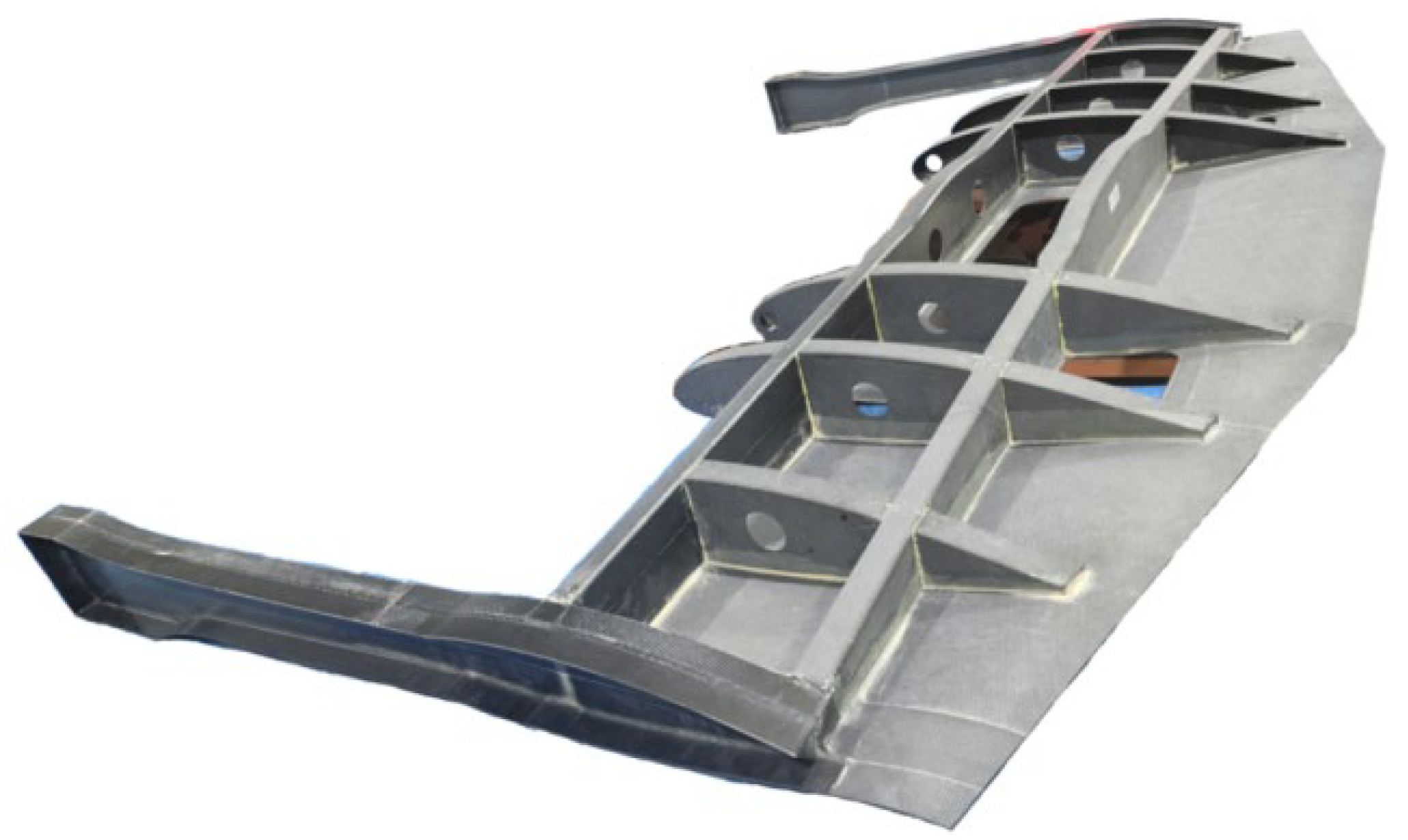 Technology for eVTOL Cementing and Co-Curing Composite Wing Box Segment