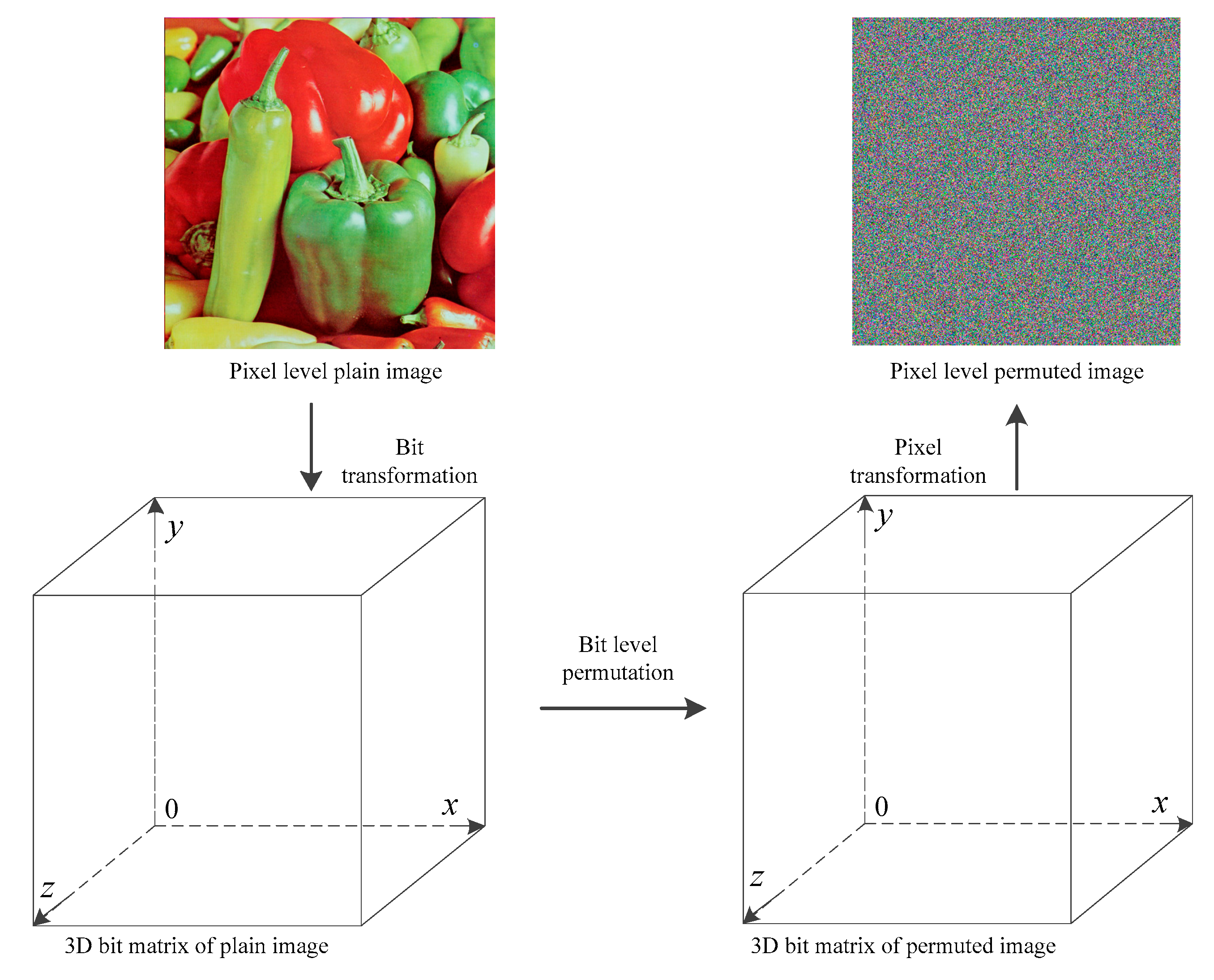A Symmetric Image Encryption Algorithm Based on a Coupled Logistic–Bernoulli Map and Cellular ...