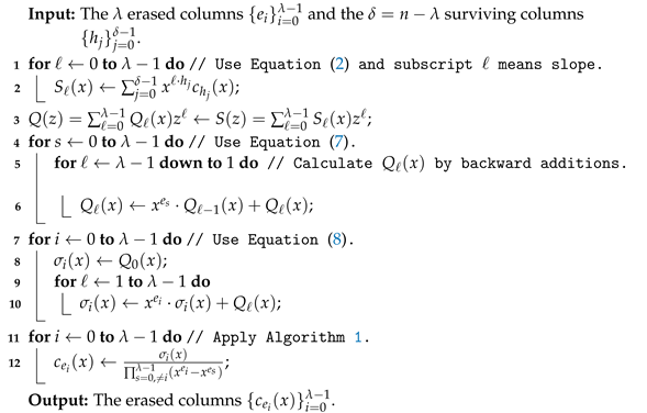 Entropy | Free Full-Text | Three Efficient All-Erasure Decoding Methods ...