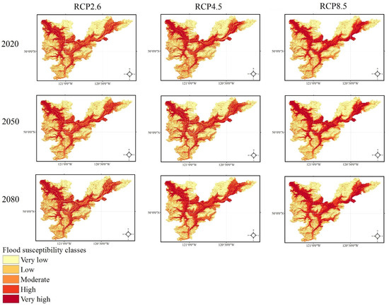 Spatial Prediction of Current and Future Flood Susceptibility: Examining the Implications of ...