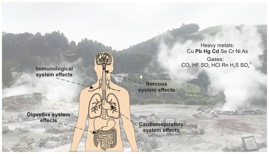 Living Under the Volcano: Effects on the Nervous System and Human Health