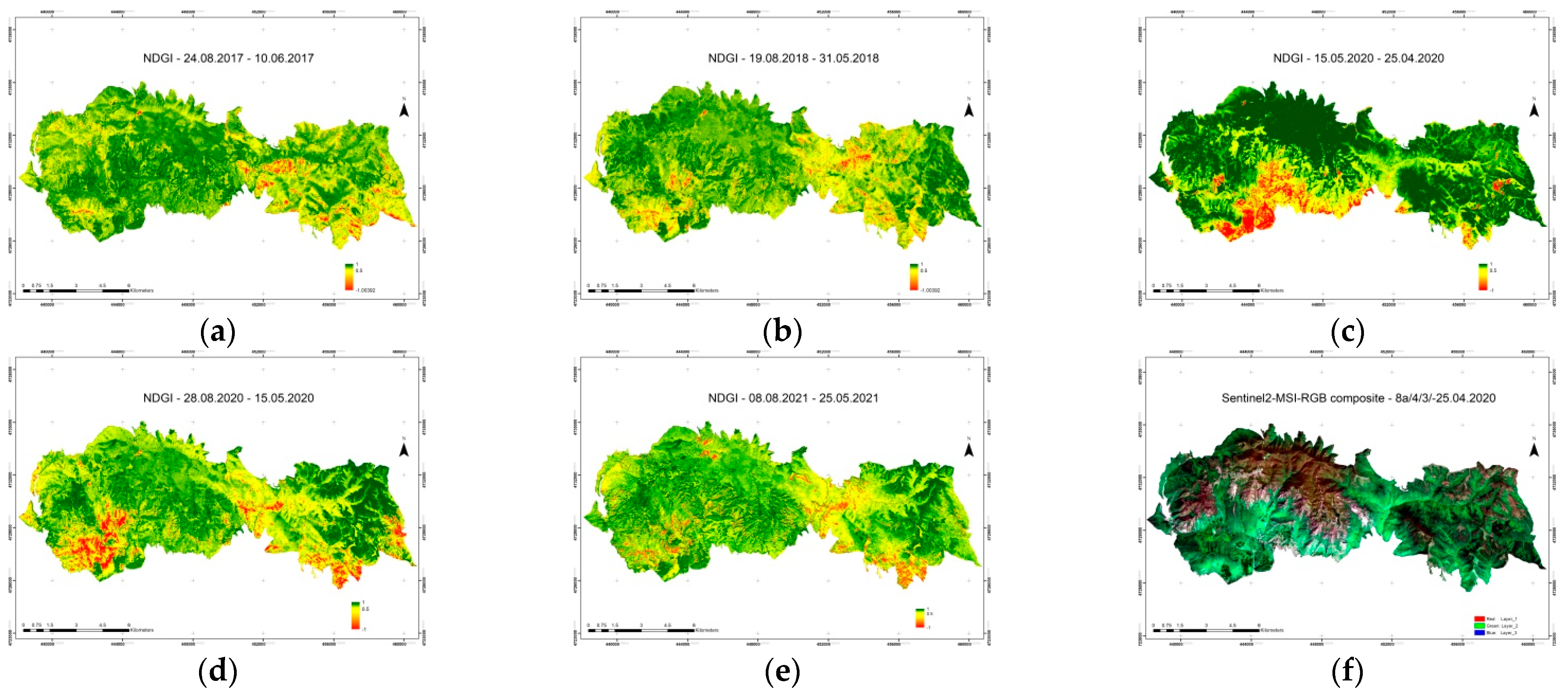 Application of Tasseled Cap Transformation of Sentinel-2—MSI Data for ...
