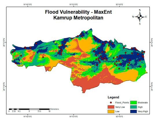 Flood Vulnerability Mapping Using MaxEnt Machine Learning and ...