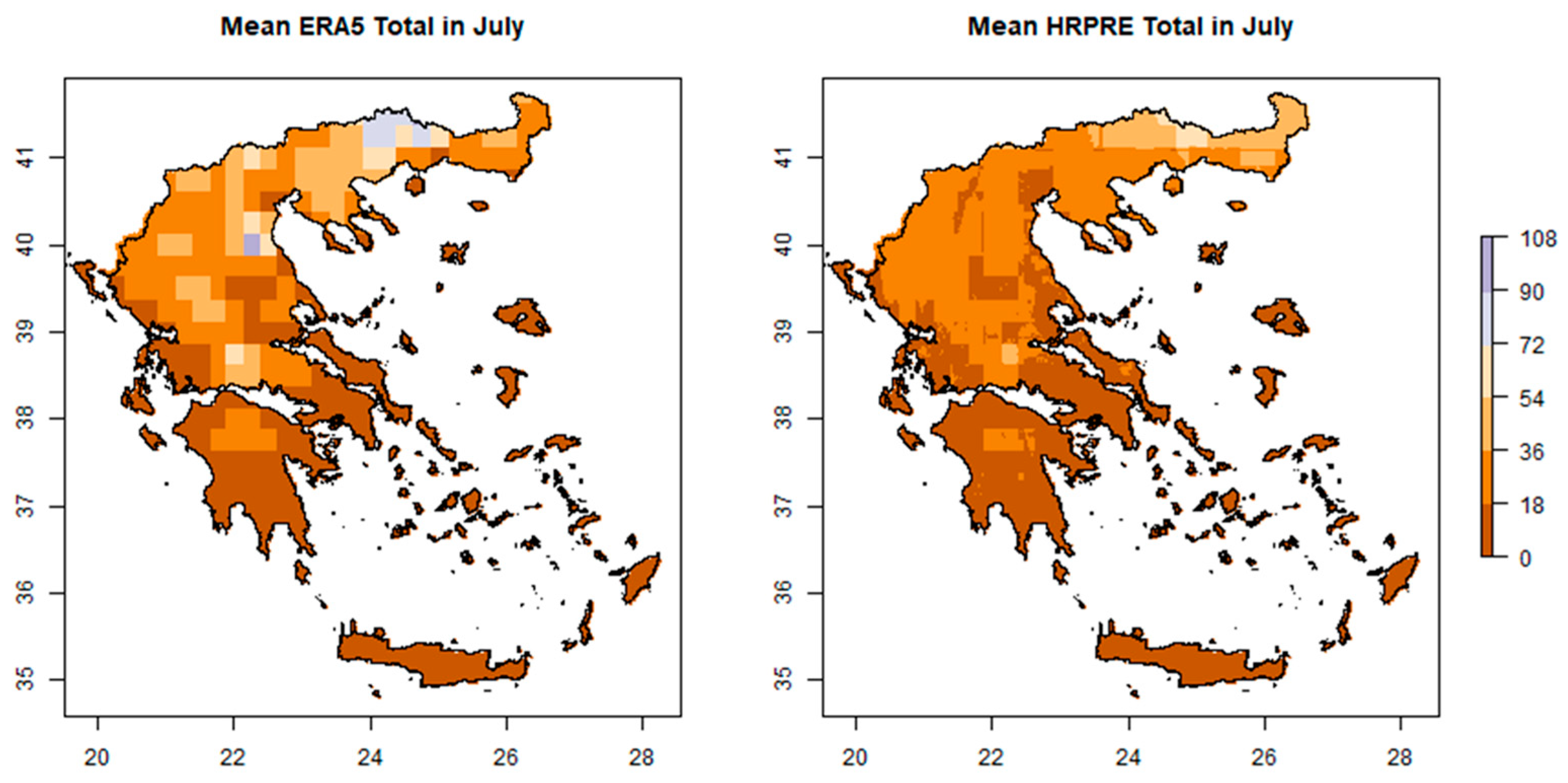 Statistical Downscaling of ERA5 Reanalysis Precipitation over the ...
