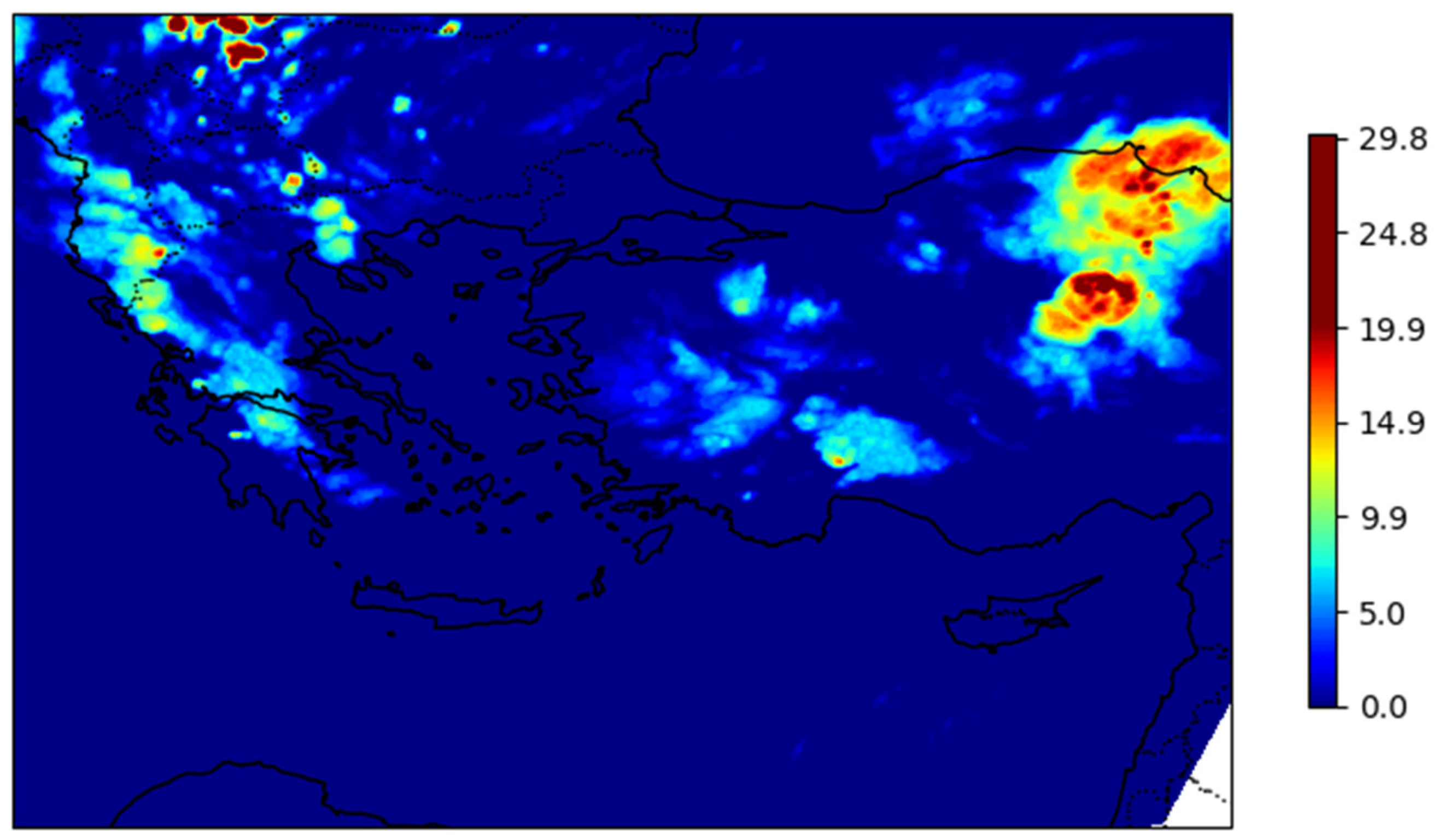 Automated Application for Visualizing Rainfall and Hail Estimations Derived from an Algorithm ...