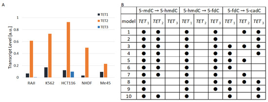 The Role of Different TET Proteins in Cytosine Demethylation Revealed ...