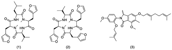 Time-Dependent Production of the Bioactive Peptides Endolides A and B ...