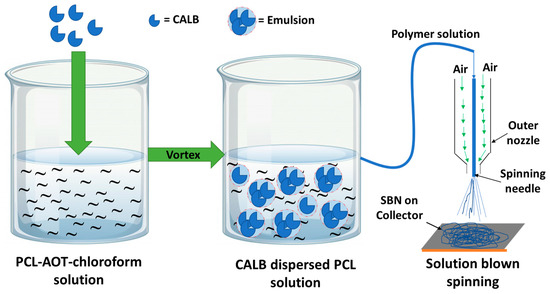 Fibers | Free Full-Text | Controllable Water-Triggered Degradation of PCL Solution-Blown ...