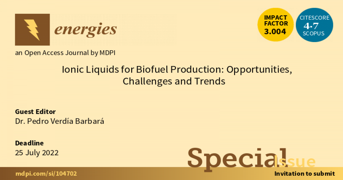 Energies | Special Issues