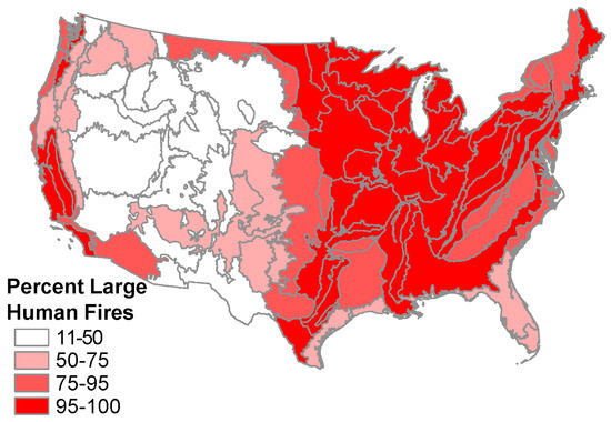 Human-Related Ignitions Increase the Number of Large Wildfires across U ...