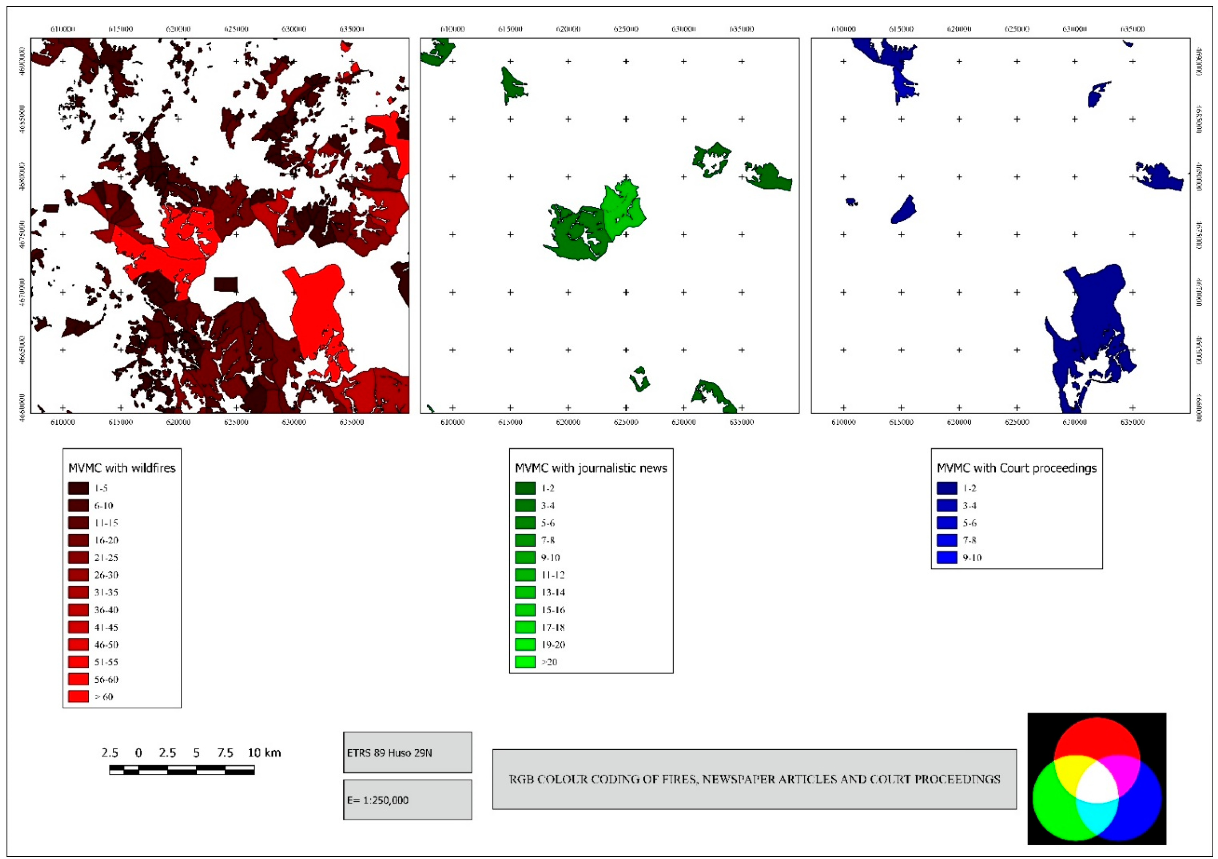 Chromatic Coding (ConForest_RGB) for the Detection of Spatial-Temporal Patterns in Collective ...