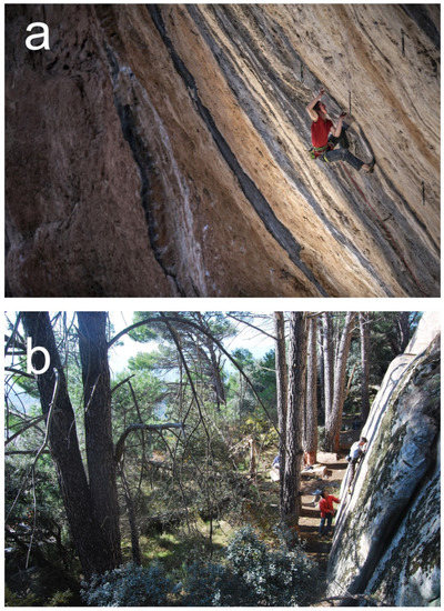 Surface Mechanical Effects of Wildfires on Rocks in Climbing Areas