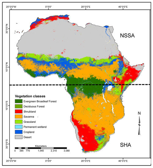 Cyclic Trends of Wildfires over Sub-Saharan Africa