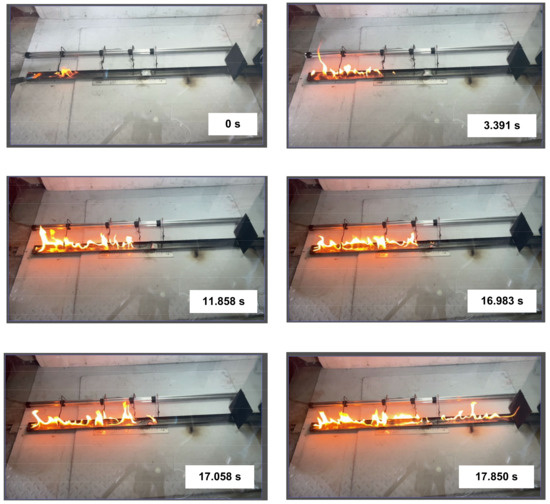 The Interaction between a Liquid Combustion Front and a Fire Barrier ...