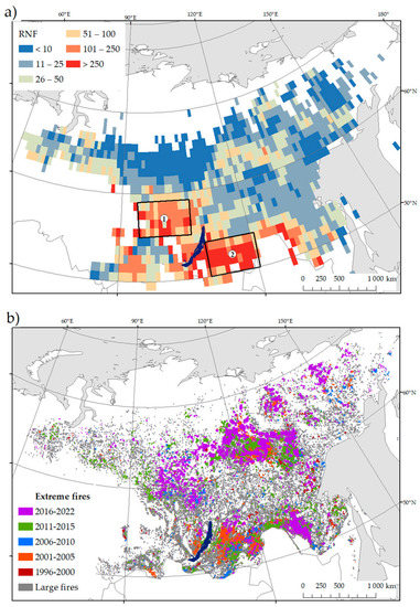 Fire | Free Full-Text | Wildfires in the Larch Range within Permafrost ...