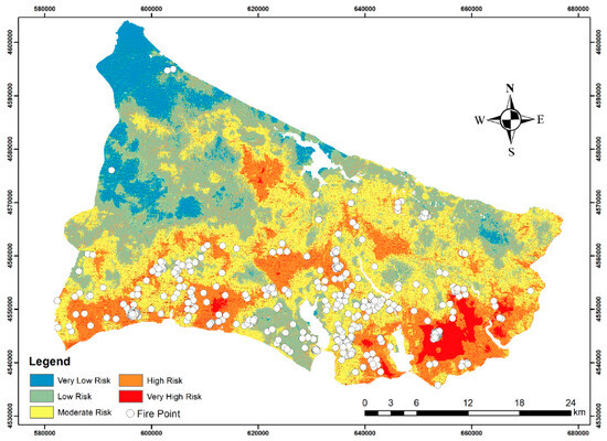 Assessing Fire Risk in Wildland–Urban Interface Regions Using a Machine ...