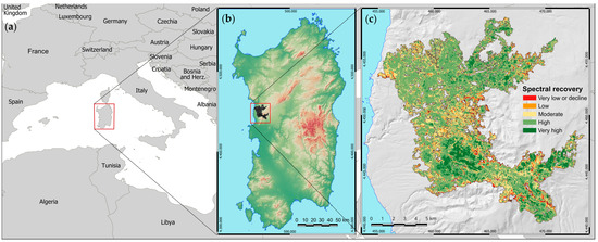 Post-Fire Vegetation (Non-)Recovery across the Edges of a Wildfire: An ...