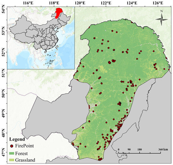 Burned Area Mapping and Fire Severity Assessment of Forest–Grassland ...