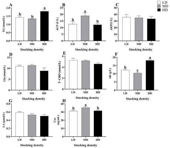 Effects of Different Stocking Densities on the Growth, Antioxidant ...