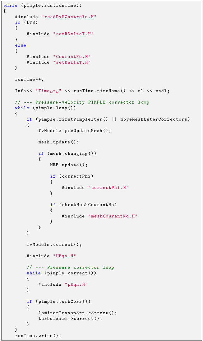 Dynamic Mesh Simulations in OpenFOAM: A Hybrid Eulerian–Lagrangian Approach