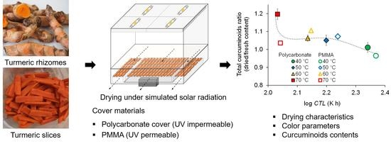 Foods | Free Full-Text | Drying Behavior and Curcuminoids Changes in ...