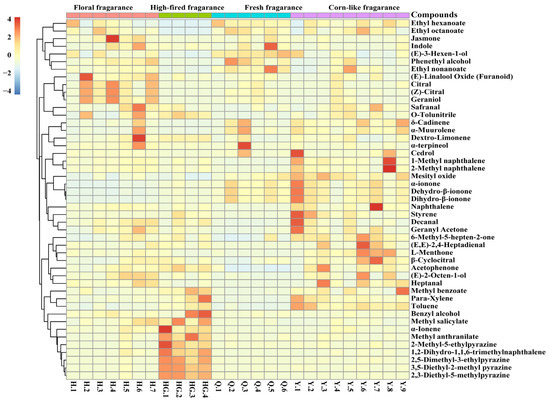 Characterization of the Key Aroma Compounds in Different Aroma Types of ...