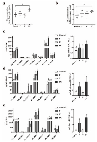 Choline and Fish Oil Can Improve Memory of Mice through Increasing ...