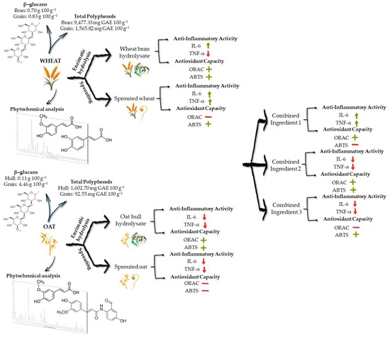 Boosting Synergistic Antioxidant and Anti-Inflammatory Properties Blending Cereal-Based ...