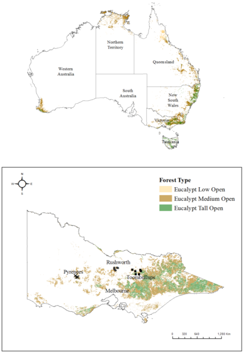Empirical Estimates of Aboveground Carbon in Open Eucalyptus Forests of ...