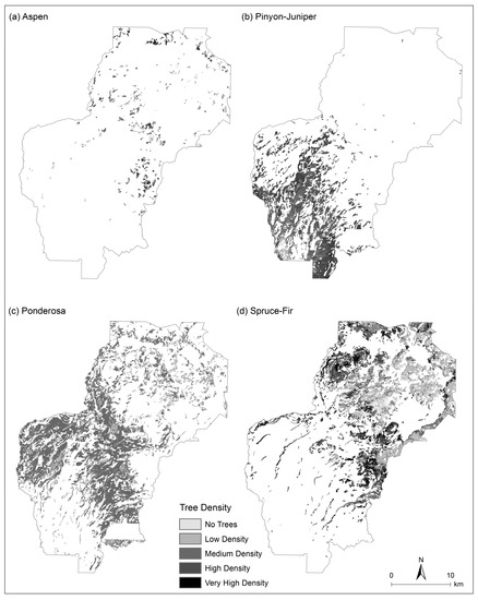 Mapping Tree Density in Forests of the Southwestern USA Using Landsat 8 ...