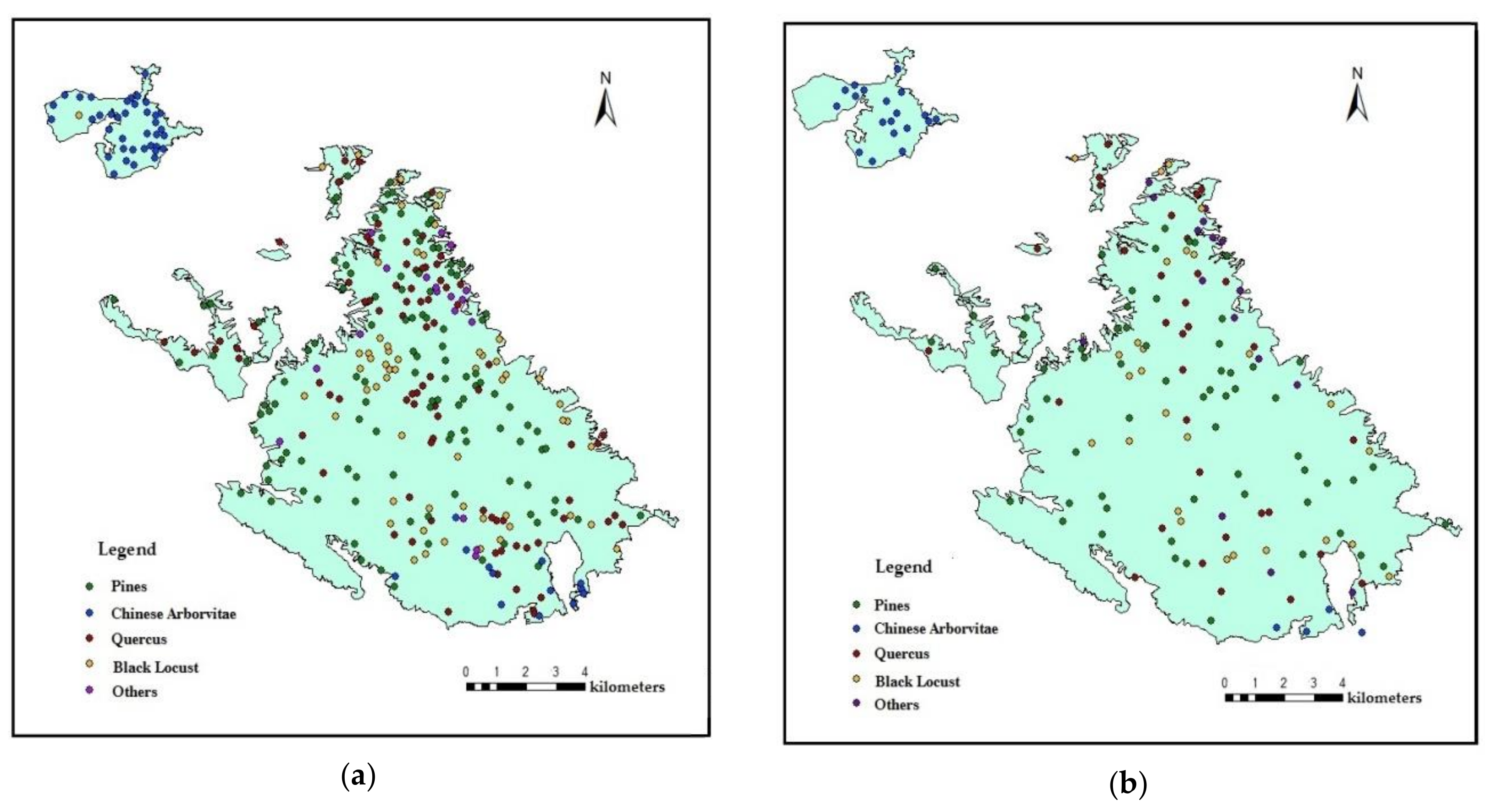 Tree Species Distribution Change Study in Mount Tai Based on Landsat ...