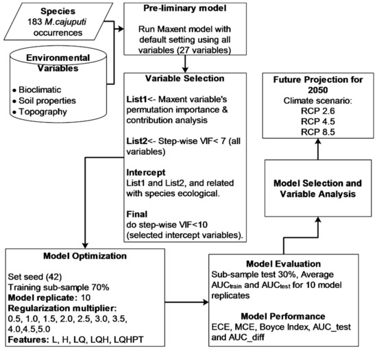 Predicting the Habitat Suitability of Melaleuca cajuputi Based on the ...